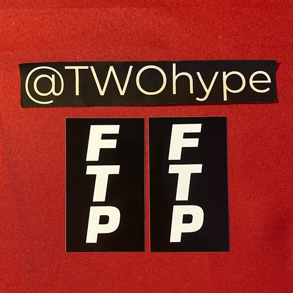 FTP | Accessories | 2 Ftp Vertical Logo Stickers | Poshmark